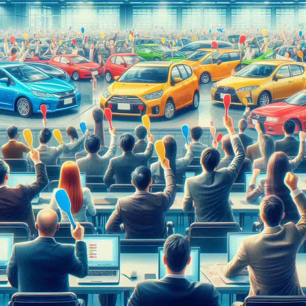 Cách đấu giá oto ở Nhật Bản